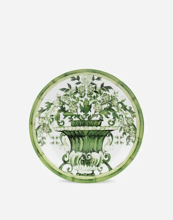 Dolce & Gabbana Set 2 Porcelain Dinner Plates - Multicolor