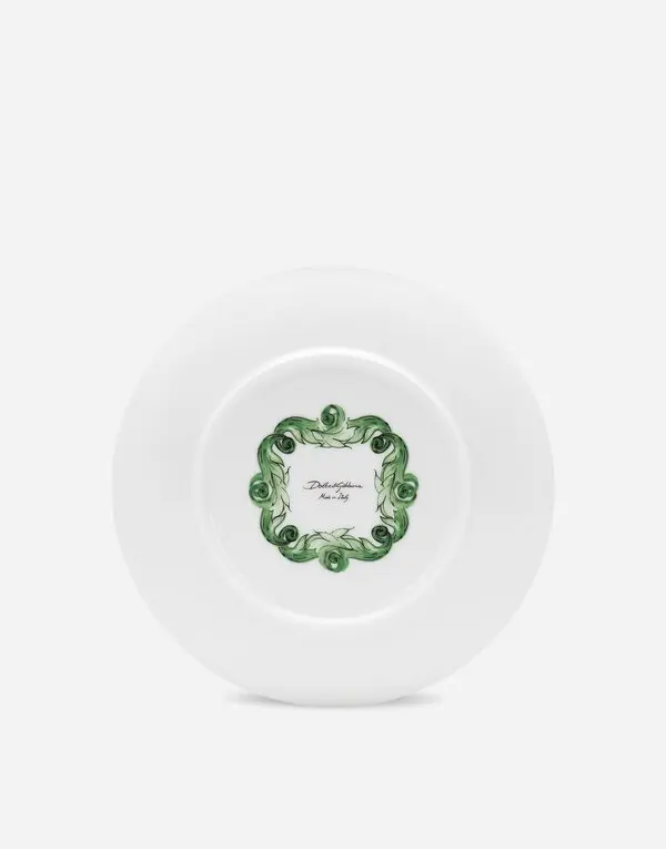 Dolce & Gabbana Set 2 Porcelain Dinner Plates - Multicolor