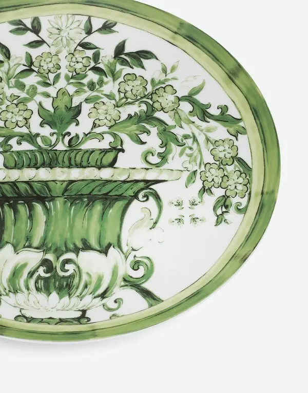 Dolce & Gabbana Set 2 Porcelain Dinner Plates - Multicolor