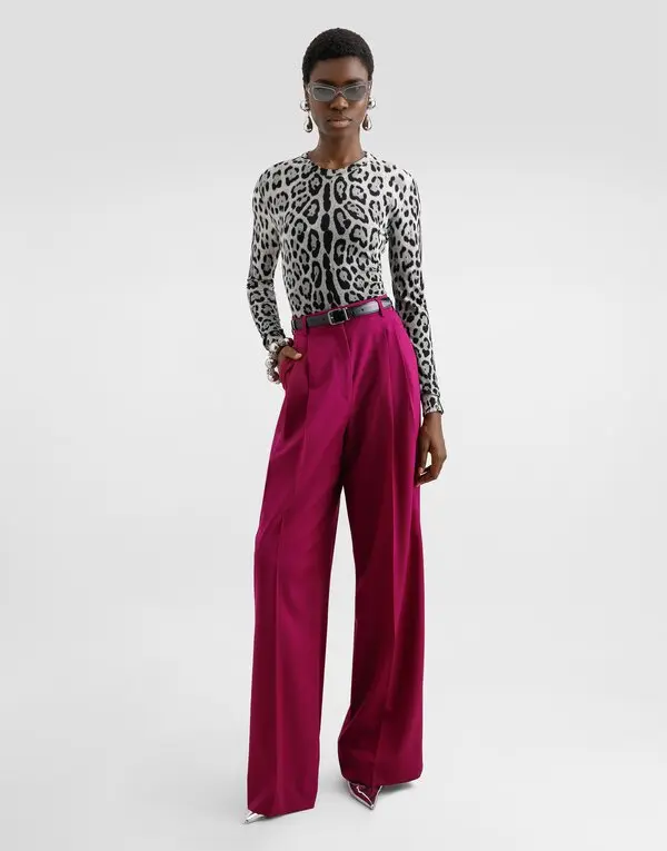 Dolce & Gabbana Woolen Palazzo Pants