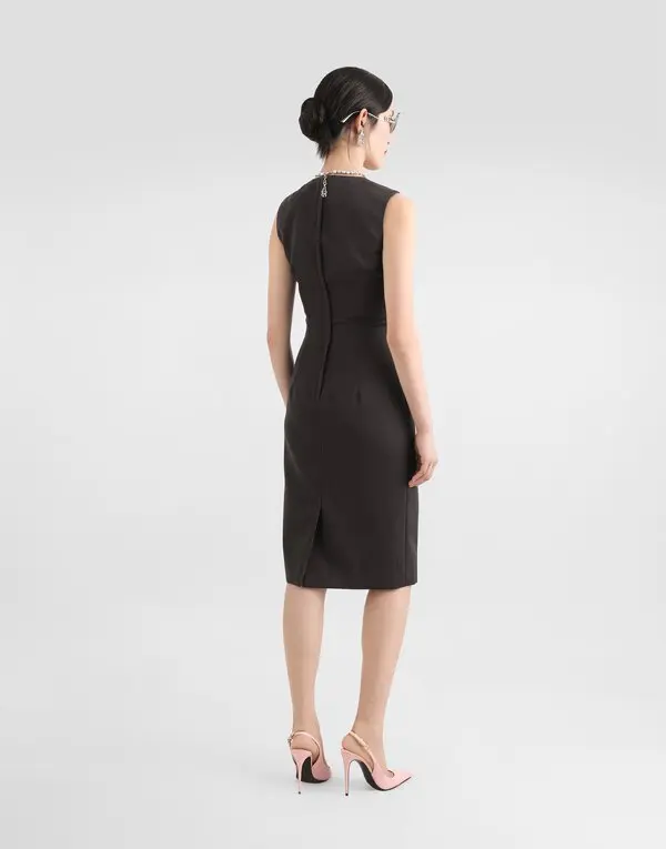 Dolce & Gabbana Wool Sheath Dress - Grey