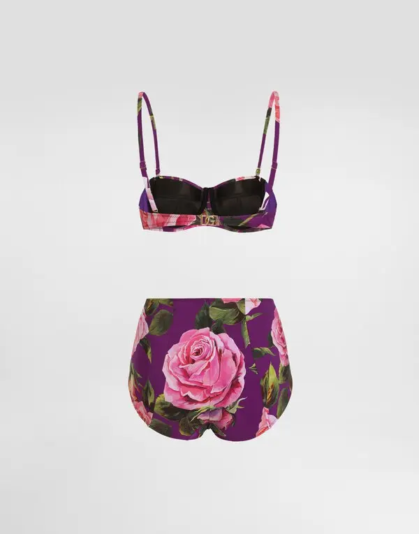 Dolce & Gabbana Rose- Balconette Bikini - Print