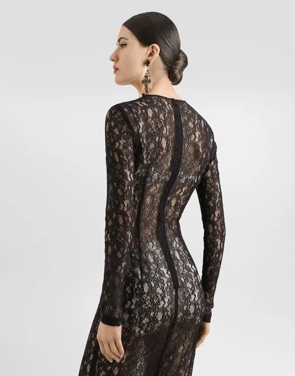 slim fit dress slacks Dolce & Gabbana F/W 2007 Rose Gold Corset Dress – Sweet Disorder Vintage main image 0