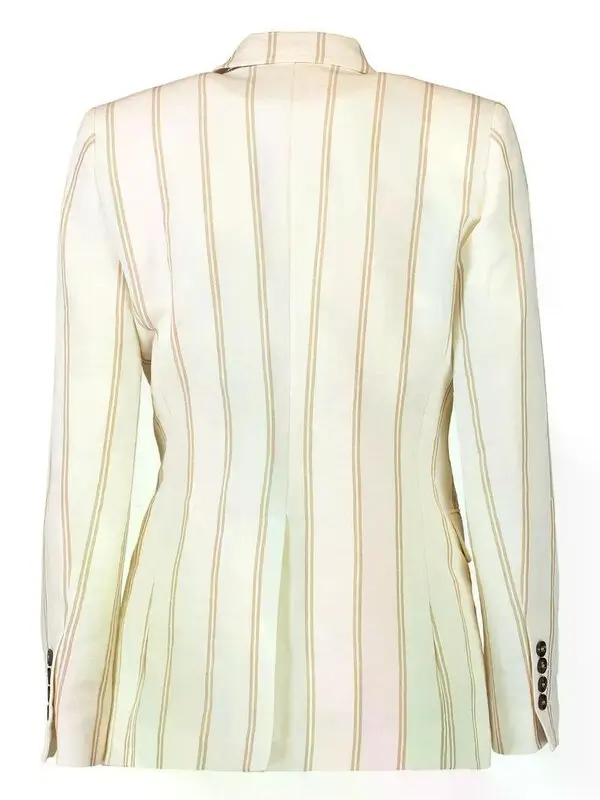 Brunello Cucinelli Striped Blazer - Neutrals