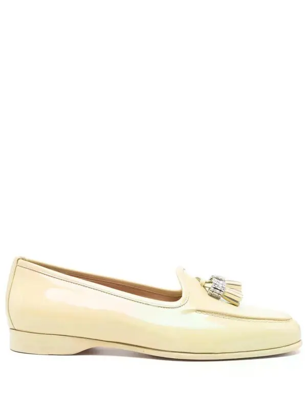 Santoni Rhinestone-embellished Loafers