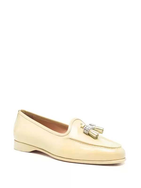 Santoni Rhinestone-embellished Loafers
