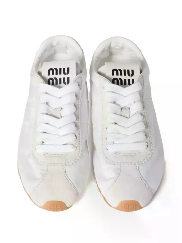 Miu Miu Plume Lace-up Sneakers