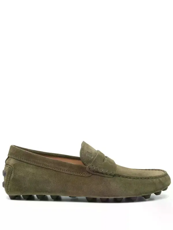 TOD'S Gommino Bubble Loafers - Green