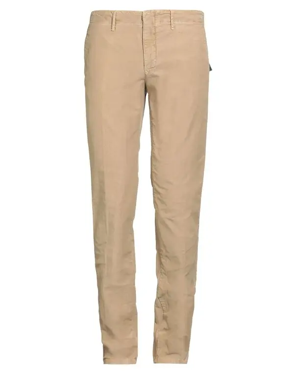 Incotex Cotton Elastane Pants - Beige