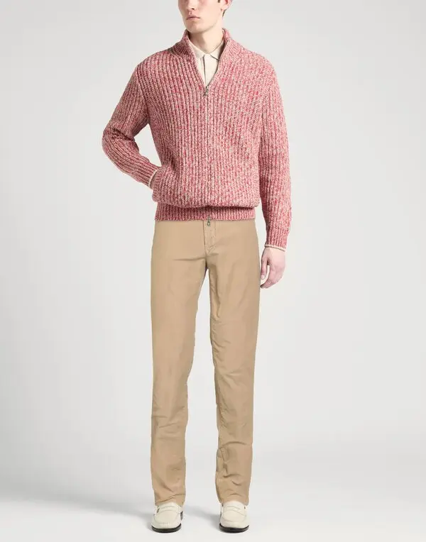 Incotex Cotton Elastane Pants - Beige