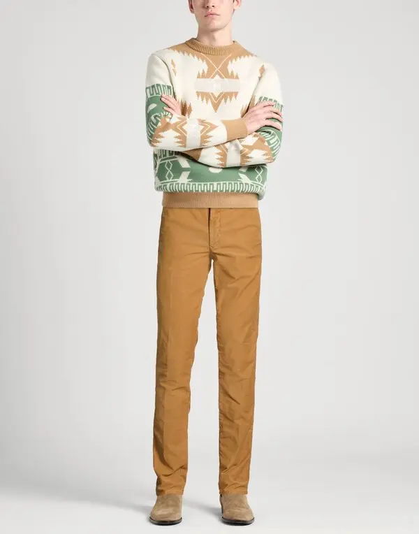 Incotex Cotton Elastane Pants - Beige