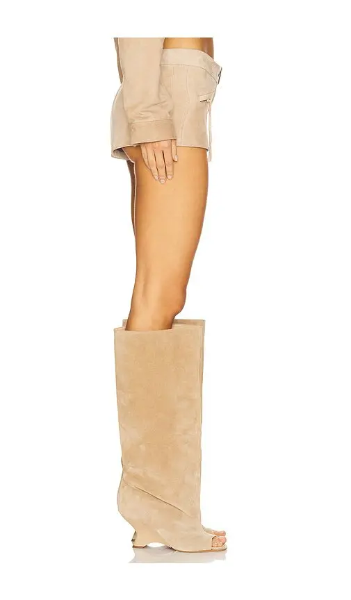 LAMARQUE X Revolve Winona Suede Shorts - Beige