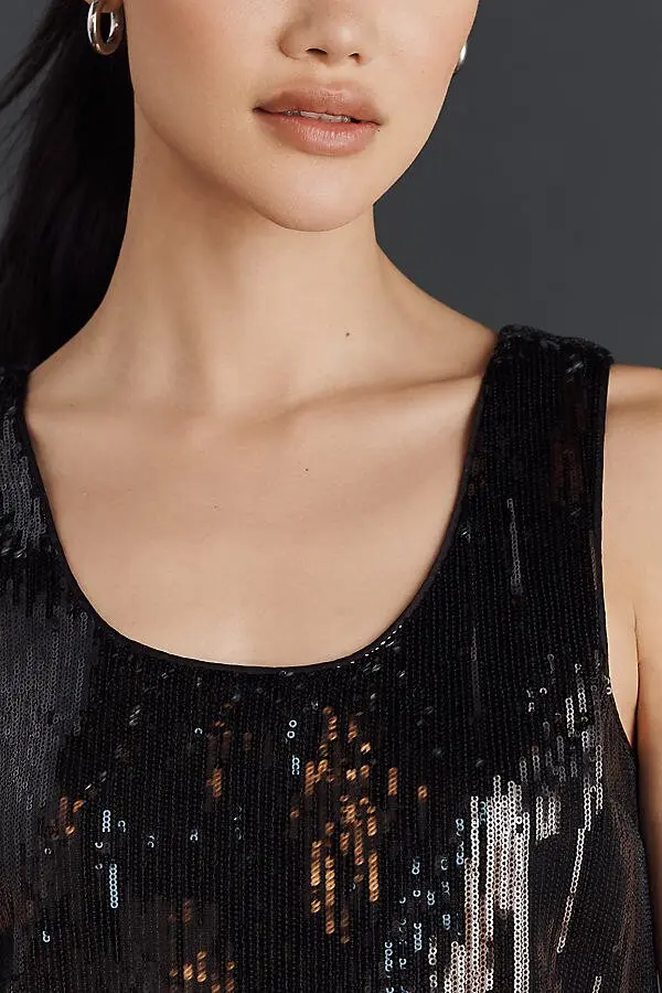 GREY LAB Sequin Tank Top