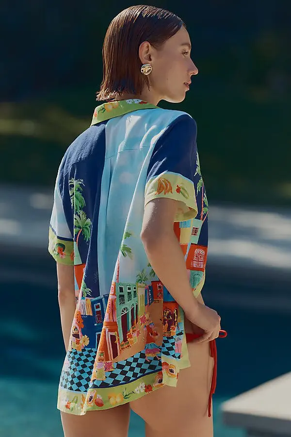 Seafolly Cuba Buttondown Shirt