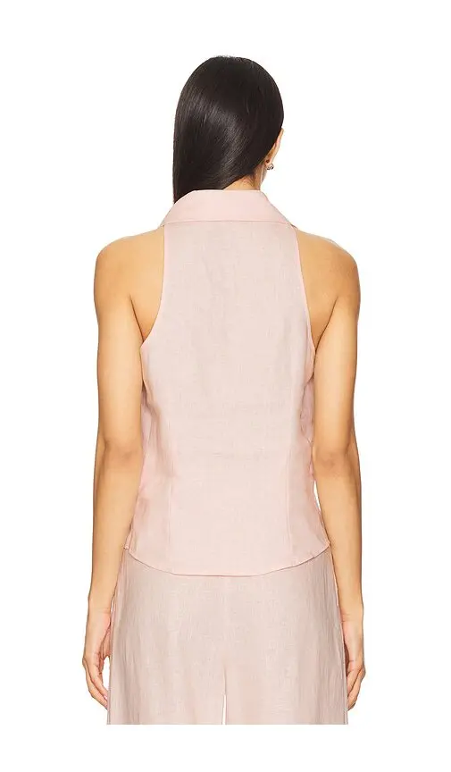 HEVRON Sloan Vest - Blush