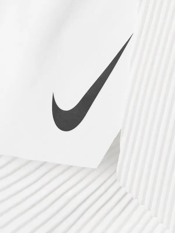 Nike Aeroswift Printed Plissé Dri-fit Adv Shorts - White