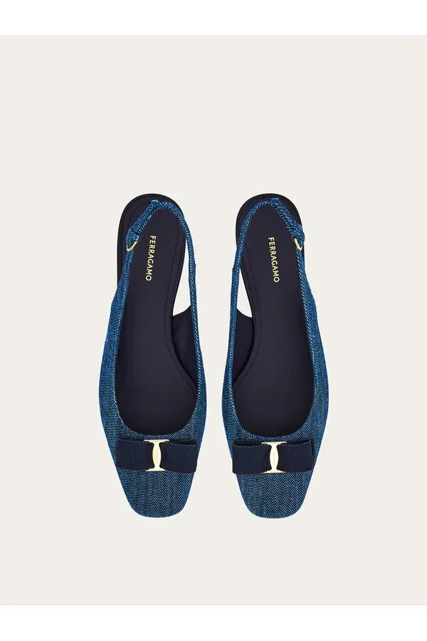 FERRAGAMO Iconic Bow Slingback