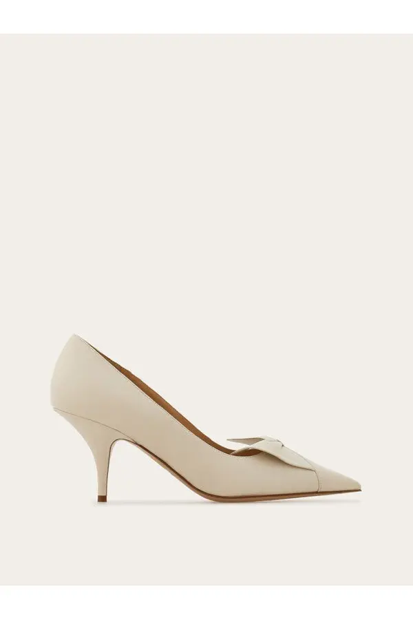 FERRAGAMO Soft Bow Pointed Pumps
