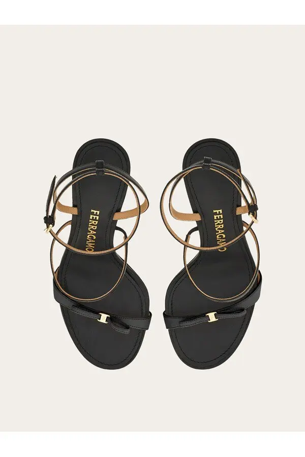 FERRAGAMO Strappy Sandal With Mini Bow
