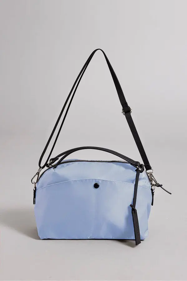Velvet By Graham & Spencer Nylon Crossbody Bag - Blue