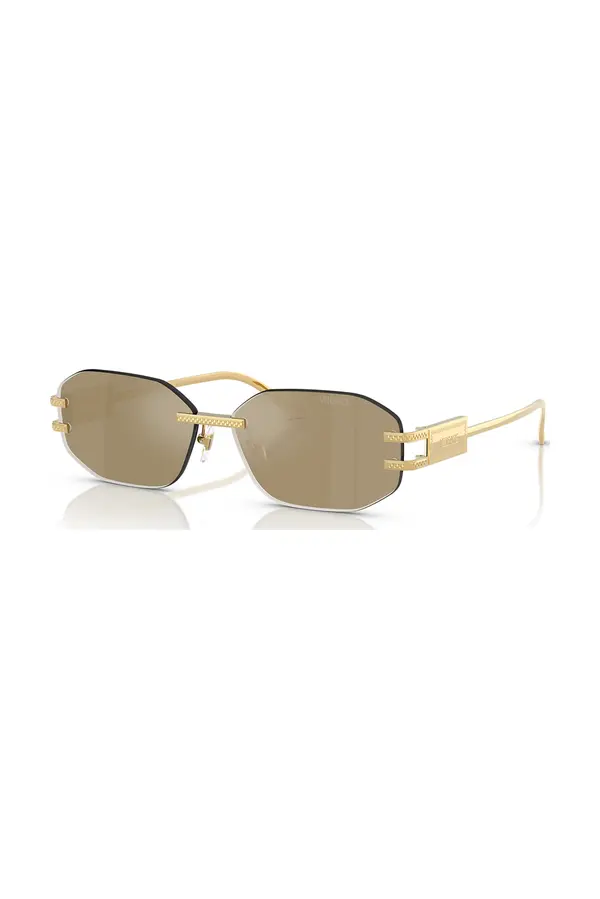 Versace Irregular Sunglasses - Gold