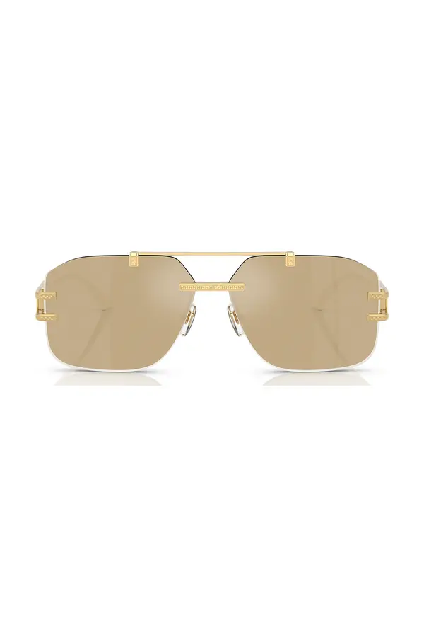 Versace Irregular Frame Sunglasses