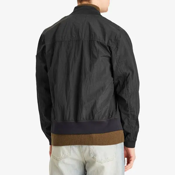 Stone Island Nylon Metal Watro-tc Econyl Bomber Jacket - Black