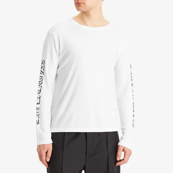 SECOND / LAYER Destroyed Skate Wave Long Sleeve T-shirt