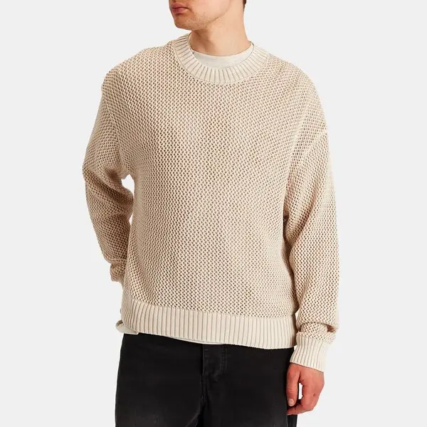 REPRESENT Open Gauge Knit Sweater - Off White