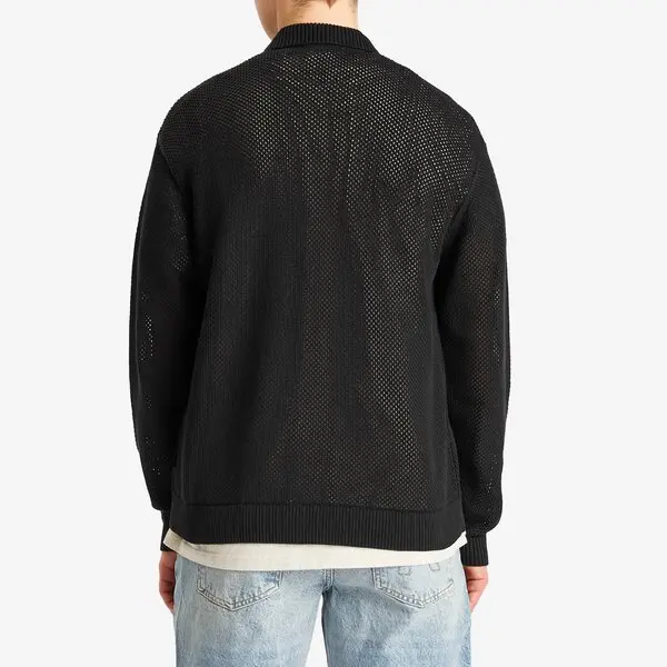 REPRESENT Long Sleeve Mesh Knit Shirt