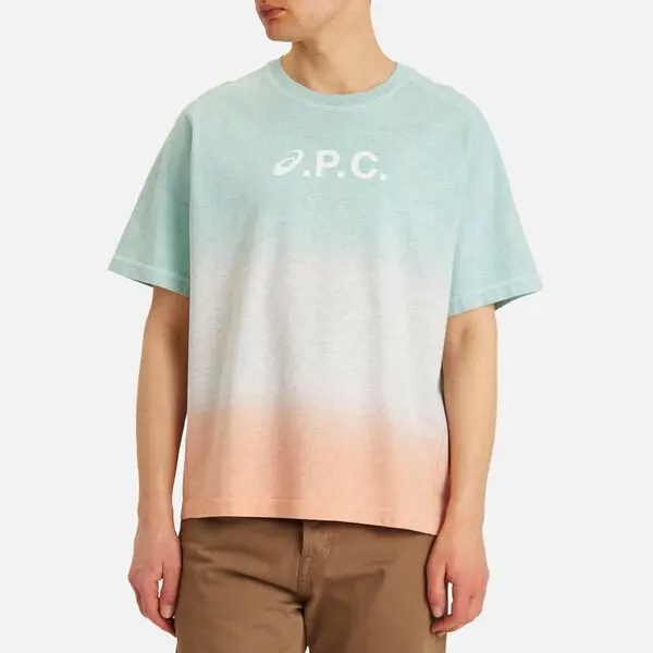 A.p.c. X Asics Wind Logo Dip Dye T-shirt - Multi