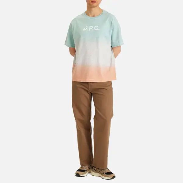 A.p.c. X Asics Wind Logo Dip Dye T-shirt - Multi