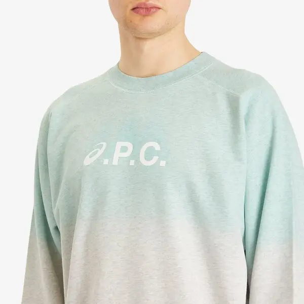 A.p.c. X Asics Lake Dip Dye Crew Sweatshirt