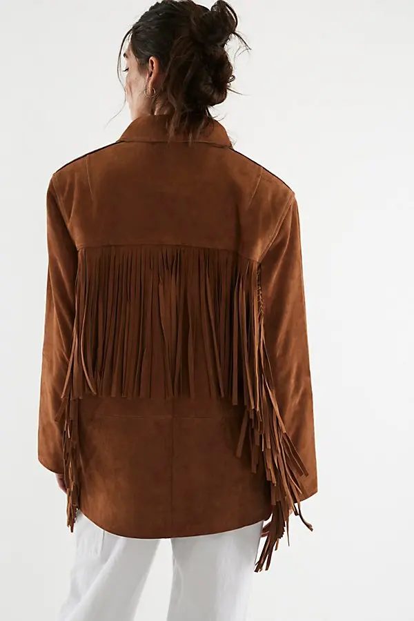 STAND STUDIO Estee Fringe Jacket