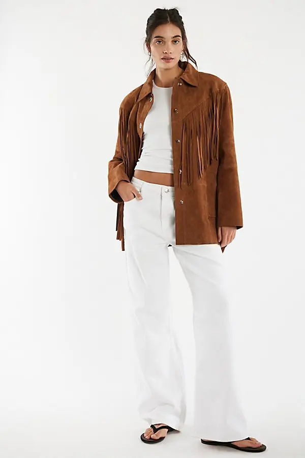 STAND STUDIO Estee Fringe Jacket