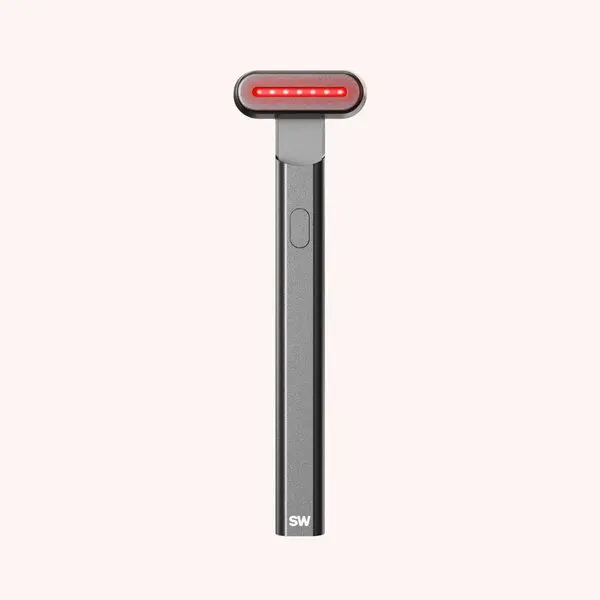 SOLAWAVE 4-in-1 Radiant Renewal® Skincare Wand With Red Light Therapy - Charcoal