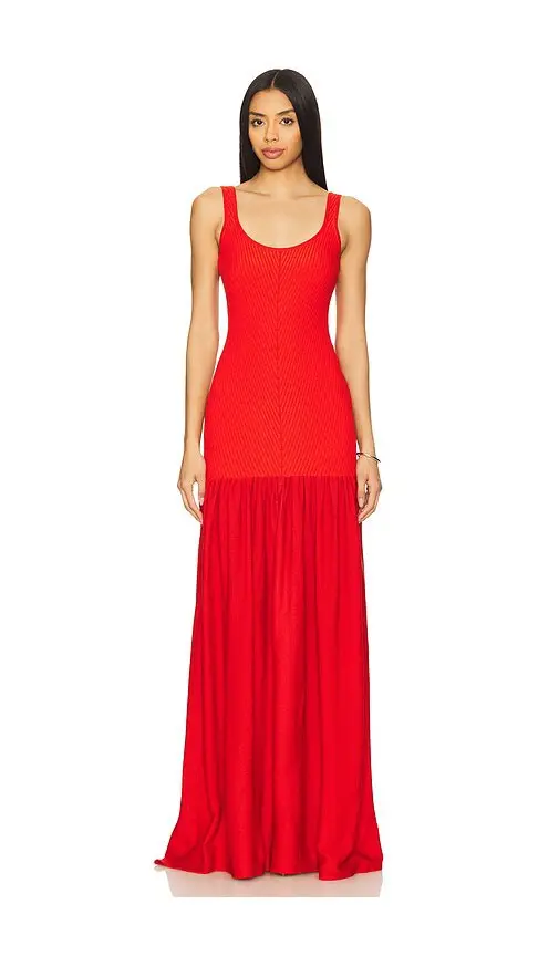 Retrofete Kennedi Knit Dress - Metallic Geranium