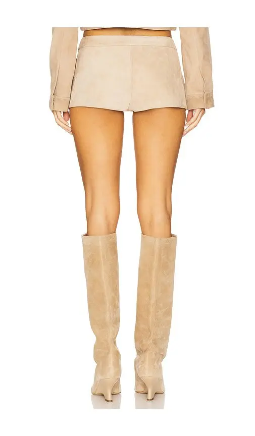 LAMARQUE Winona Suede Short - Sand
