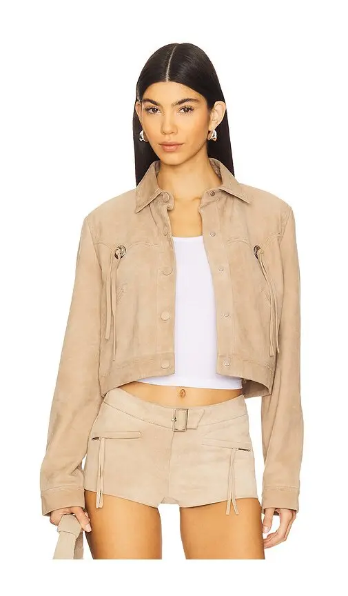 LAMARQUE X Luna Cropped Jacket