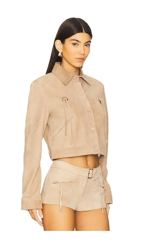 LAMARQUE X Luna Cropped Jacket