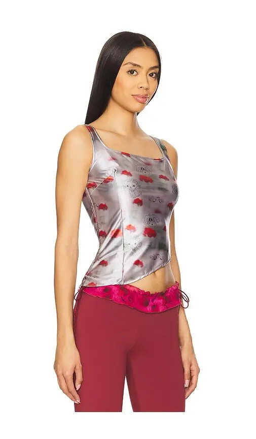ZEMETA Cry Dog Asymmetric Top
