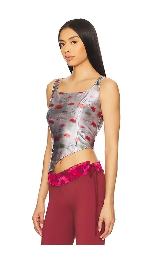 ZEMETA Cry Dog Asymmetric Top