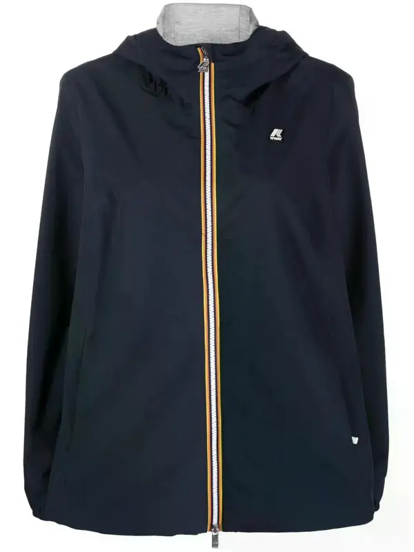 K-WAY Marguerite Hooded Windbreaker Jacket