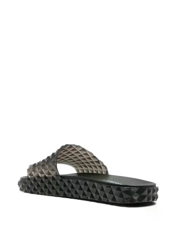 Melissa Court Slip-on Slides - Black