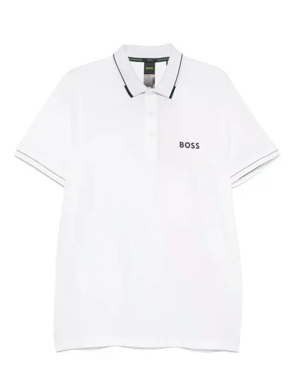 BOSS Paul Pro Polo Shirt - White