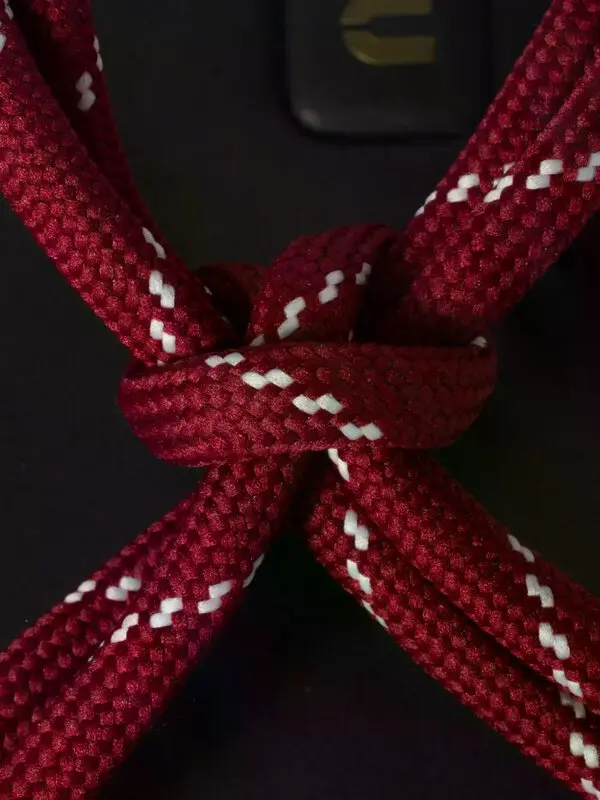 Miu Miu Rivière Knotted Flat Sandals - Red