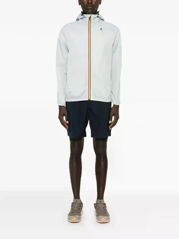 K-WAY Le Vrai 3.0 Claude Ripstop Windbreaker - Grey