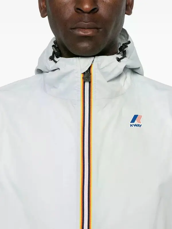 K-WAY Le Vrai 3.0 Claude Ripstop Windbreaker - Grey