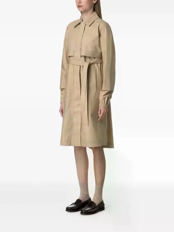 K-WAY Belted Trench Coat - Neutrals