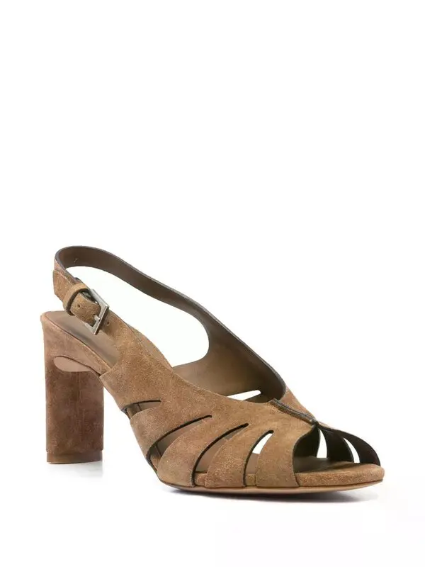 DEL CARLO 80mm Suede Sandals